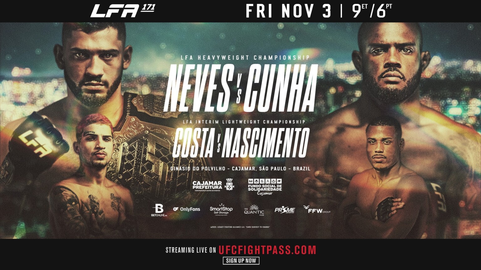 LFA brings Championship Doubleheader to Brazil at LFA 171 – LFA