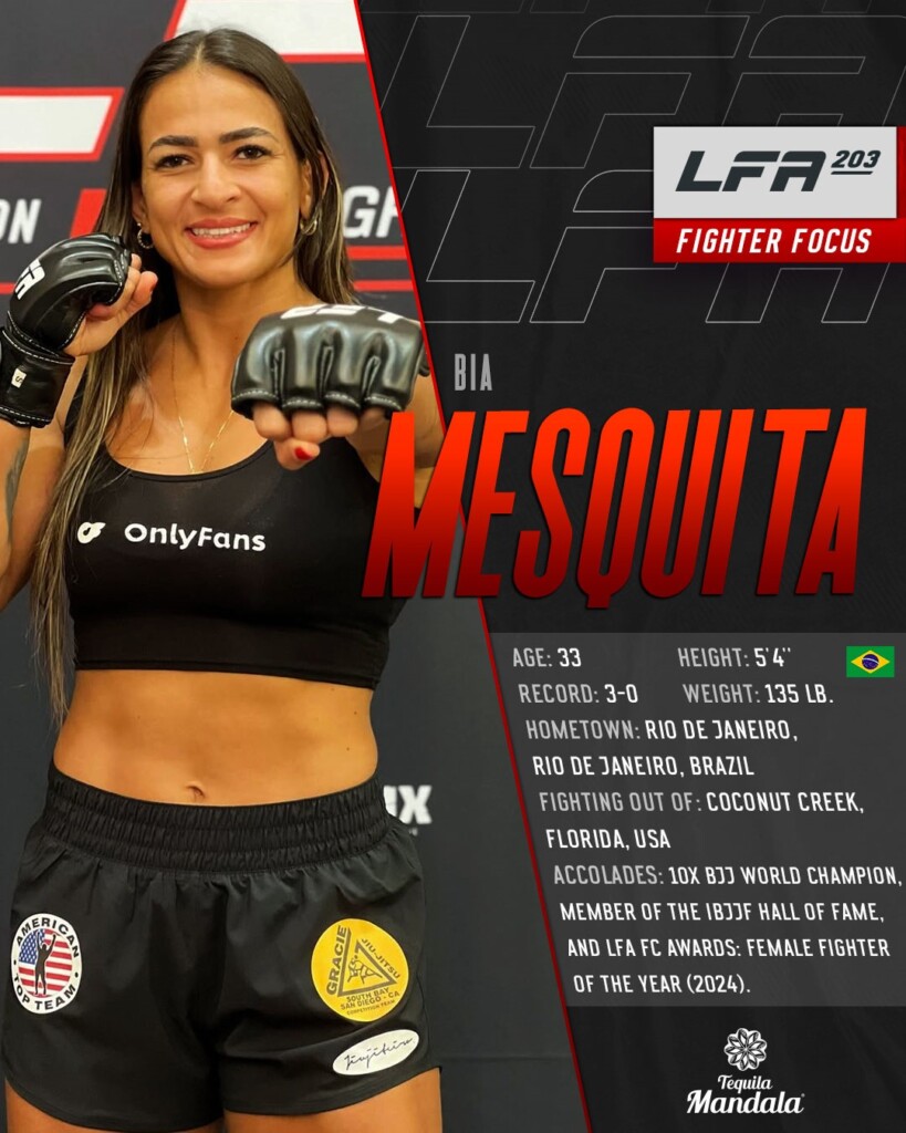 GOAT Talk with the “BJJ Lady GOAT” Bia Mesquita ahead of LFA 203 – LFA