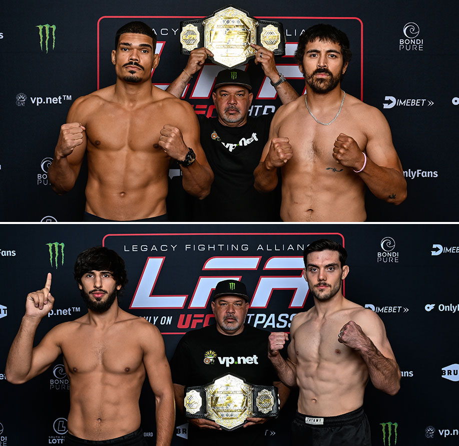 LFA 214 OFFICIAL WEIGH IN RESULTS﻿ – LFA